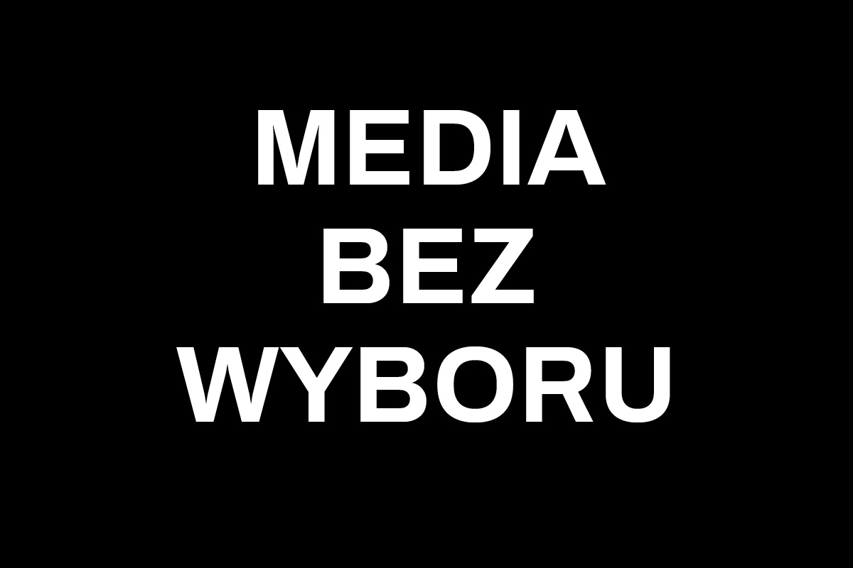 Protest mediów. "Media bez wyboru"